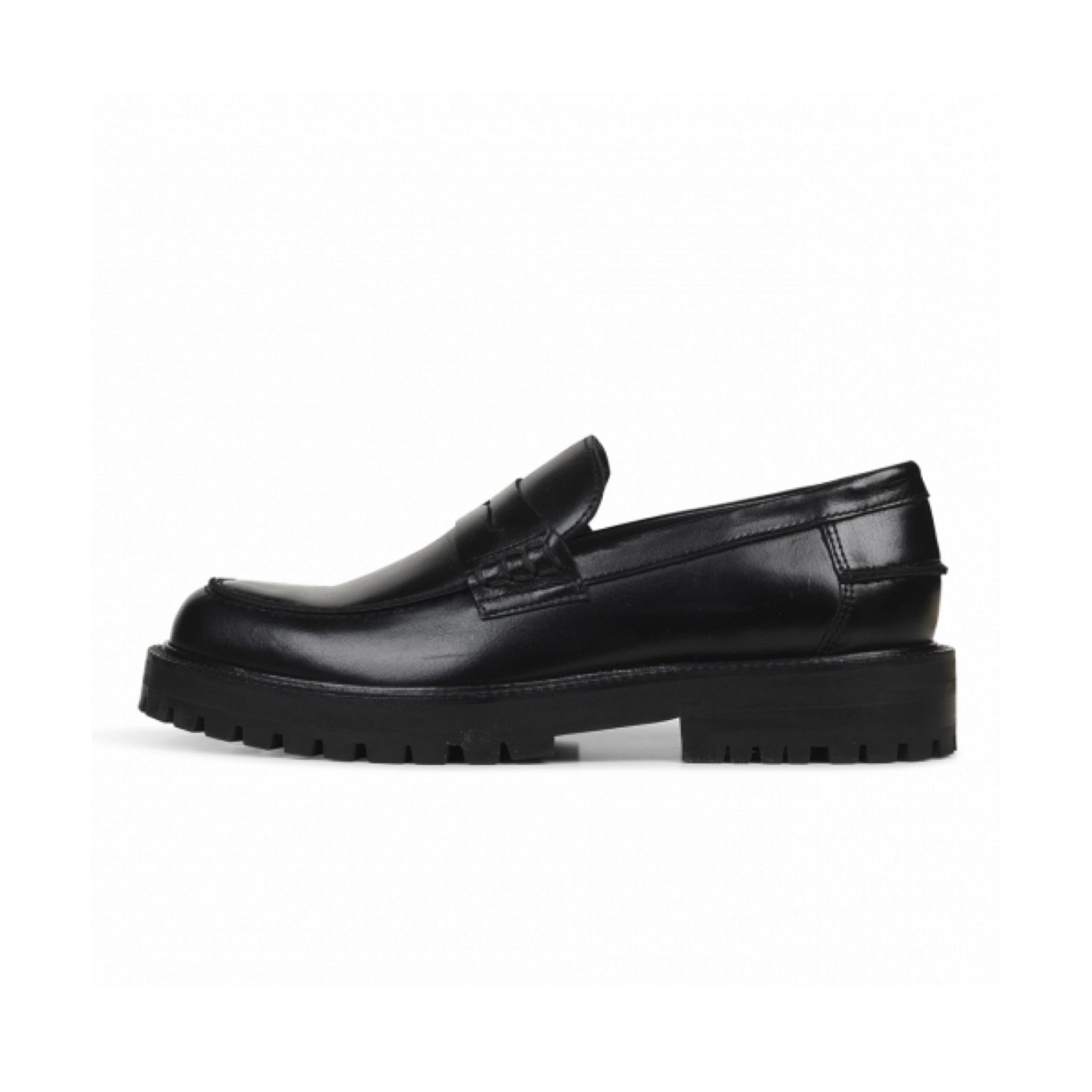 Angulus Loafers i Sort Til Dame 1612-201-1835