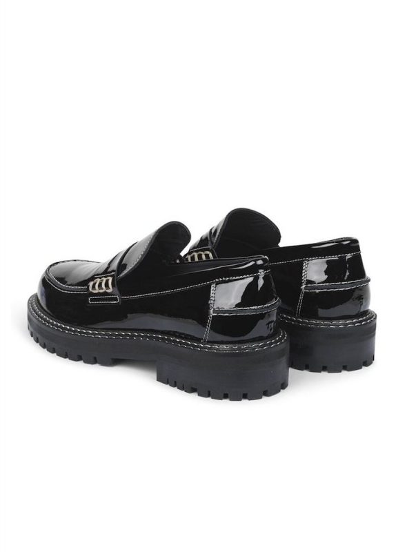 Angulus loafers i sort til dame 1612-101-2320