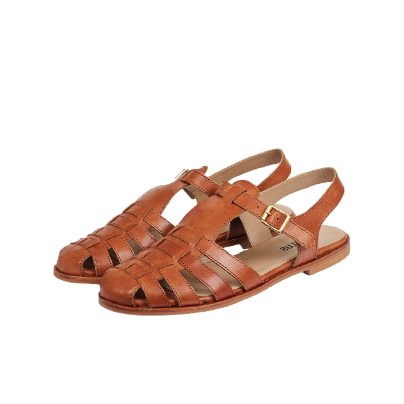 Angulus Sandal i Cognac til Dame