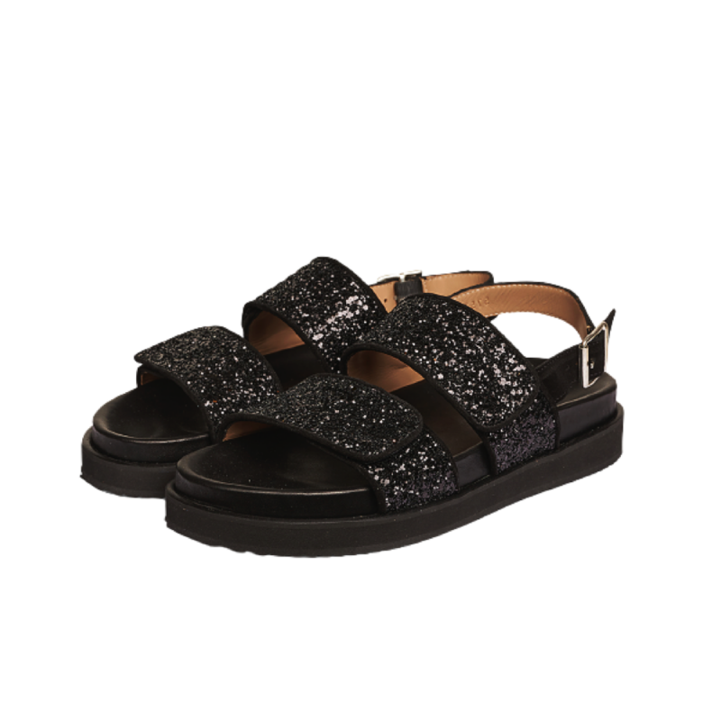 Angulus Sandal i Sort til Dame